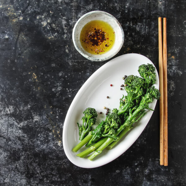 Soy and Sesame Steam-Fried Tenderstem - Patrick Holford